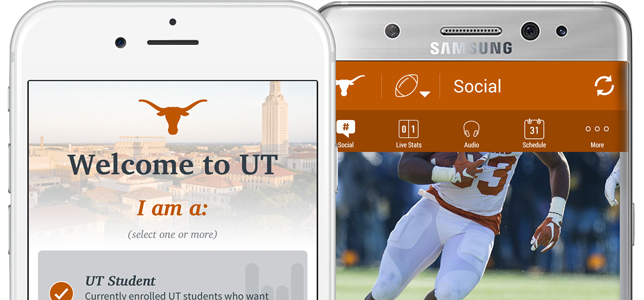 UT Austin Launches Mobile App for Sports Fans and Students -- Campus ...