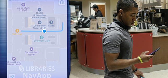 A Location-Aware App for Exploring the Library -- Campus Technology