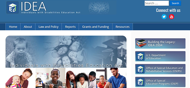 New Department of Ed IDEA Site Live and Generating Heat -- Campus ...