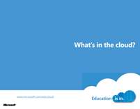 Bring Cloud Computing to Your Campus With Microsoft: Asset Page ...