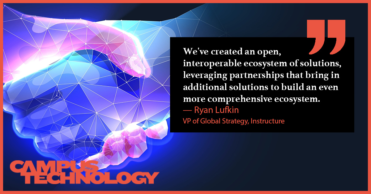Instructure Chooses Partners for Its Open, Interoperable Ecosystem of Solutions -- Campus Technology