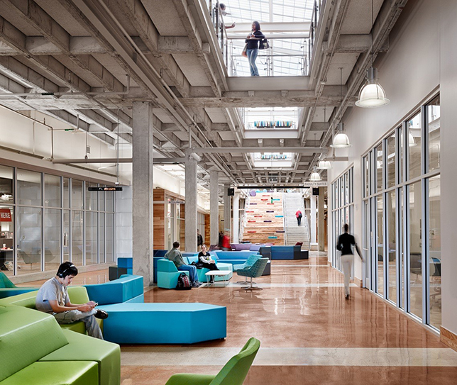 Building Learning Spaces in Unexpected Places -- Campus Technology